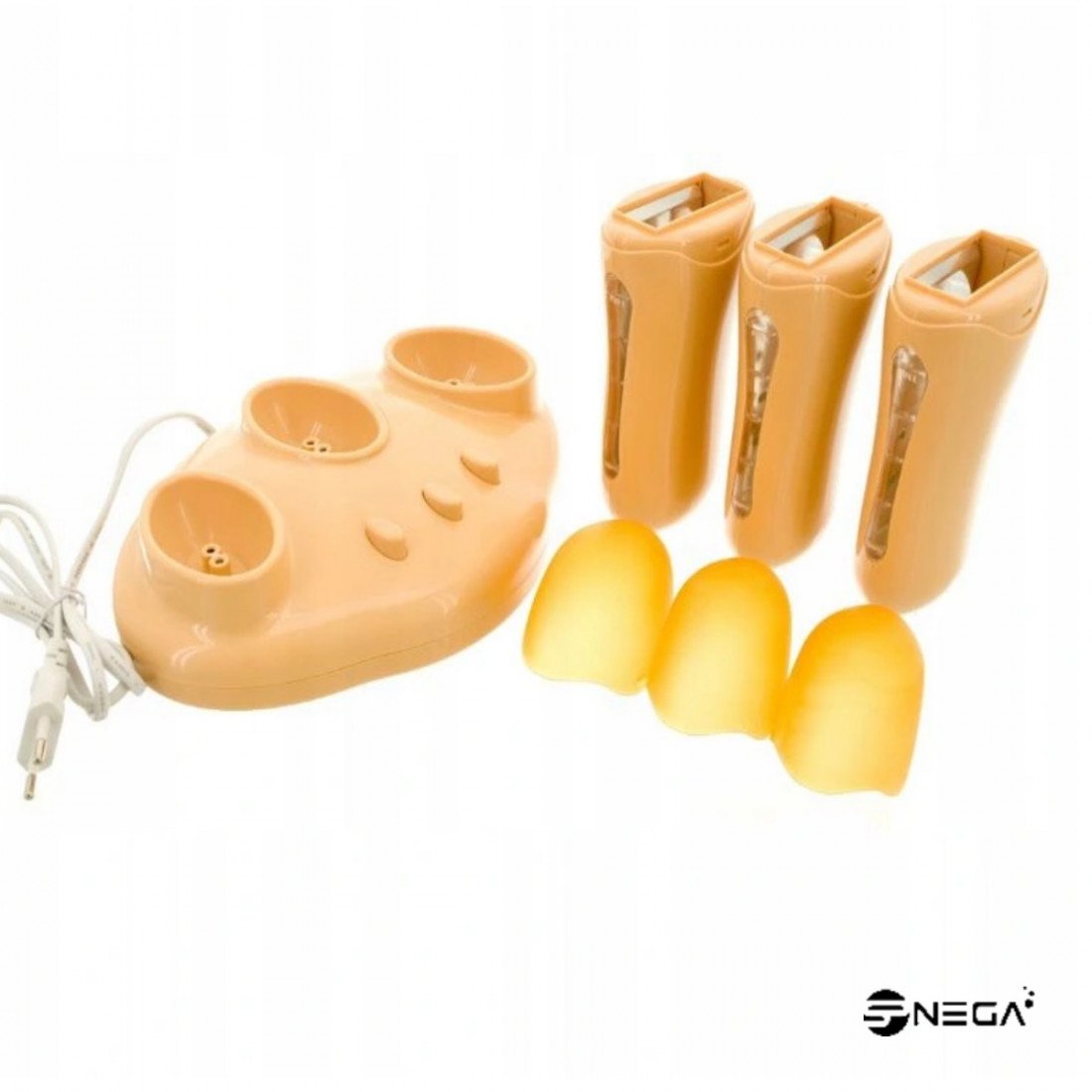 Grelec trojni 120 W za vosek v kartuši 100 ml.